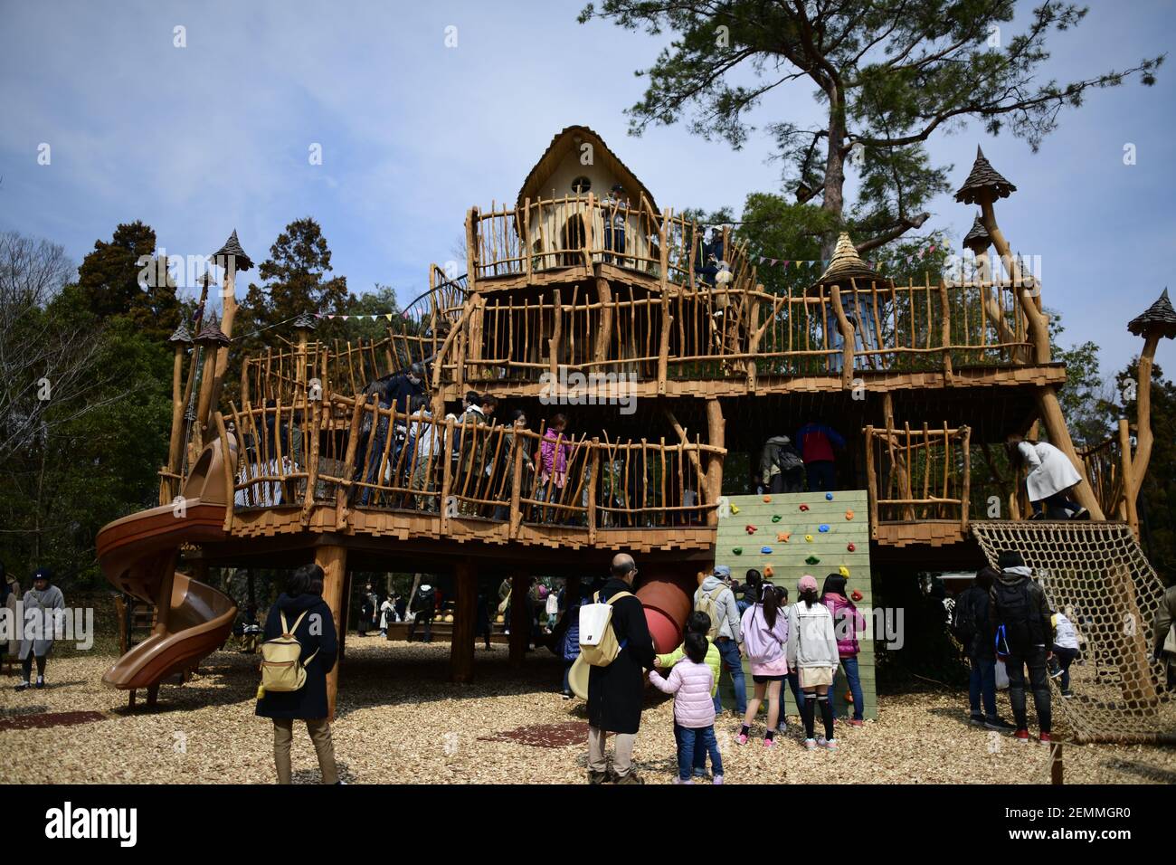 HANNO, SAITAMA, JAPAN - MARCH 16: In this March 16, 2019 shows visitors ...