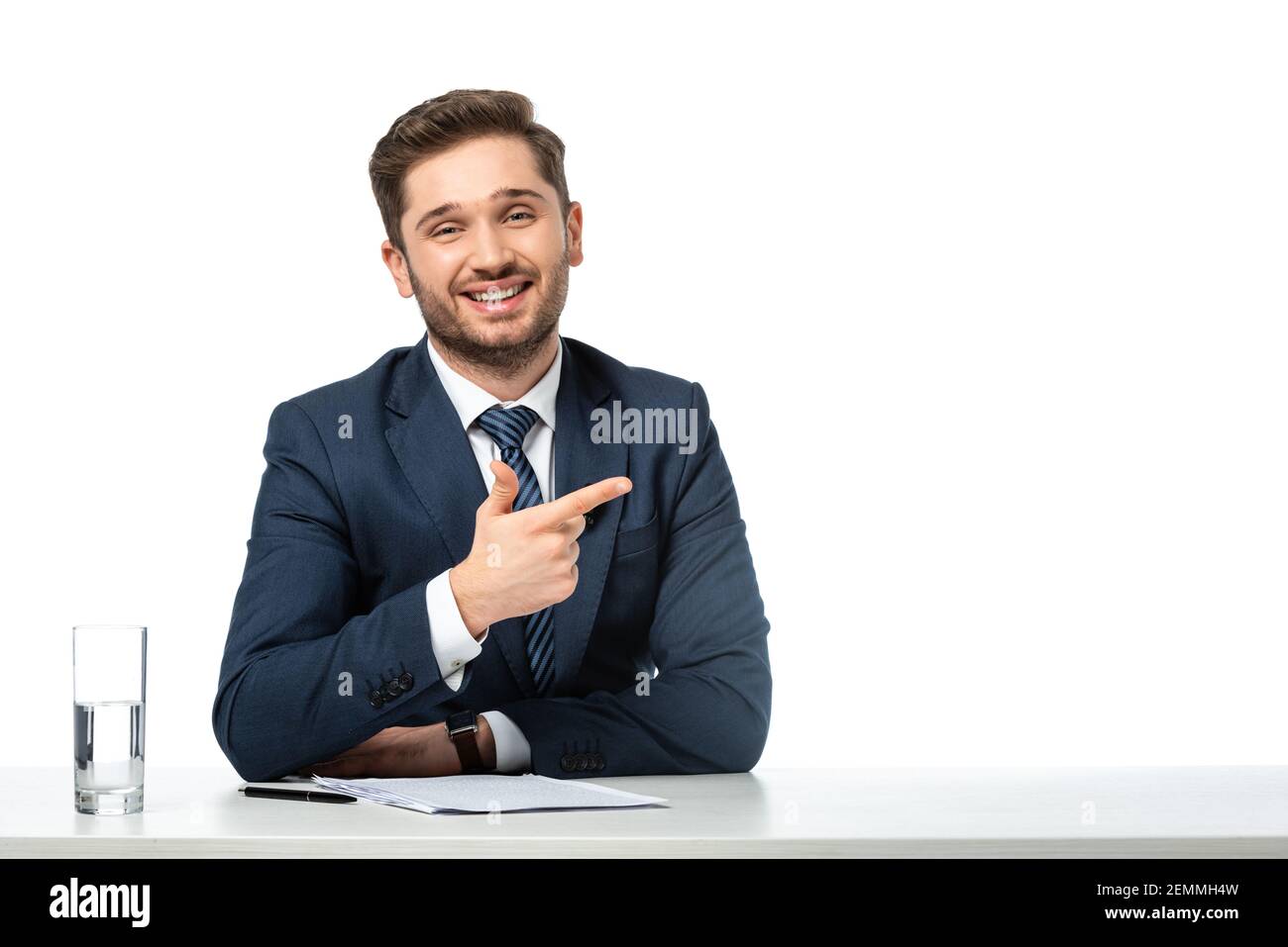 Finger pointing on glass hi-res stock photography and images - Alamy