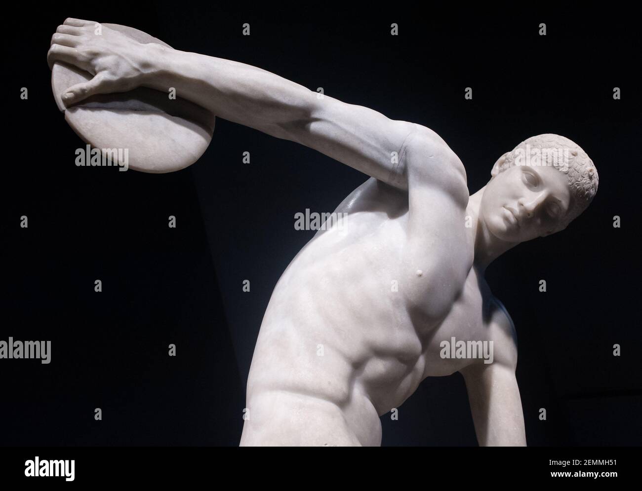 Rome, Italy C 02 05 2018: Close-up Roman copy of the eponym bronze ...