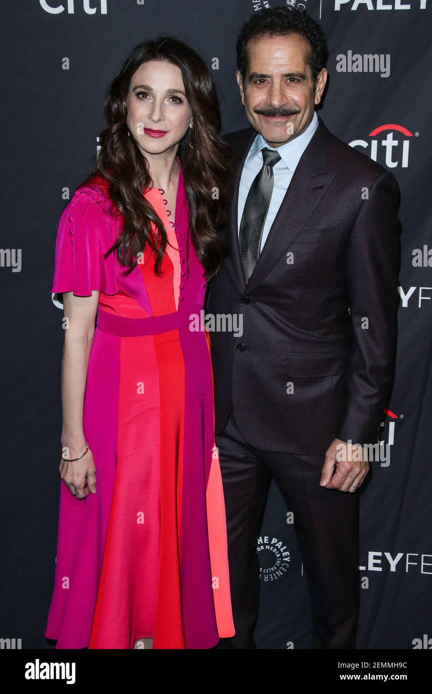 Actress Marin Hinkle and actor Tony Shalhoub arrive at the 2019 ...