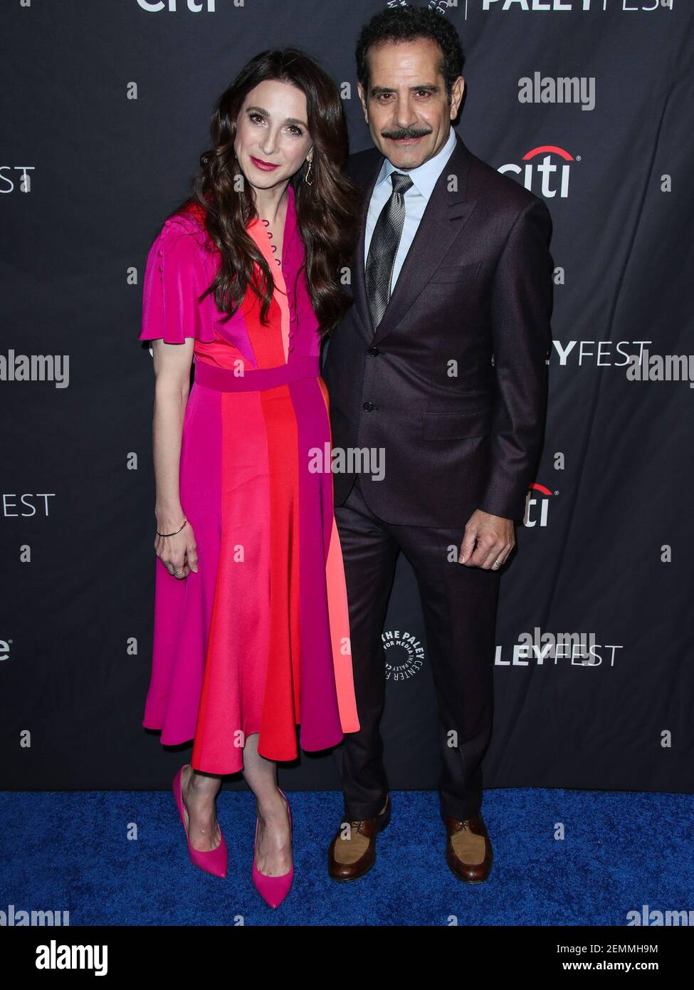 Actress Marin Hinkle and actor Tony Shalhoub arrive at the 2019 ...