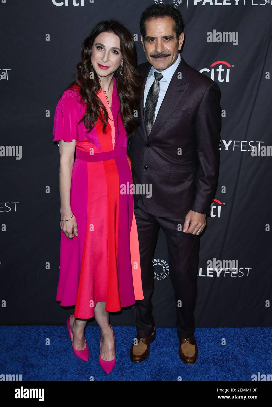 Actress Marin Hinkle and actor Tony Shalhoub arrive at the 2019 ...
