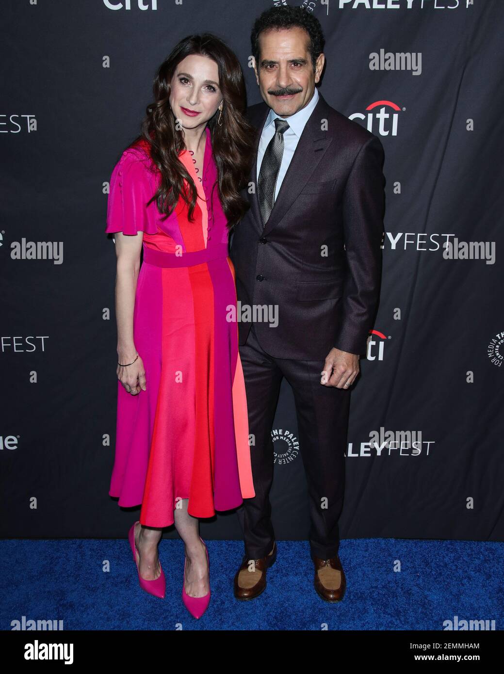 Actress Marin Hinkle and actor Tony Shalhoub arrive at the 2019 ...