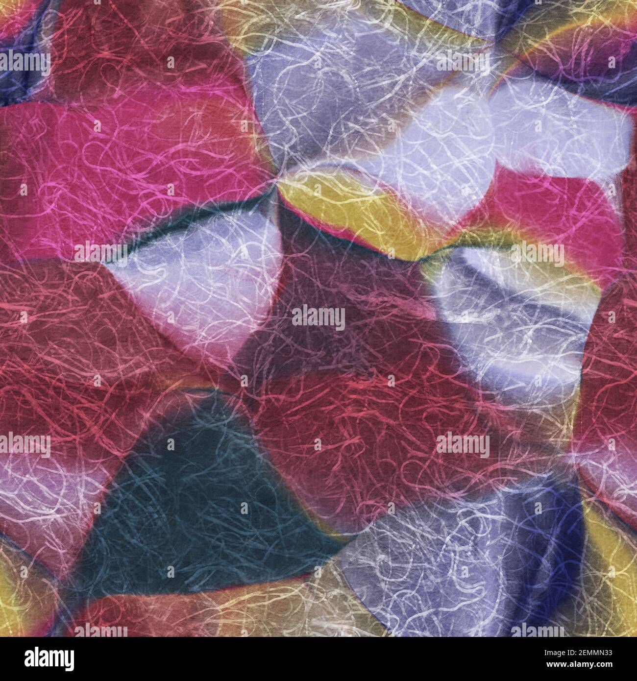 Seamless abstract blobs of color paper texture Stock Photo - Alamy