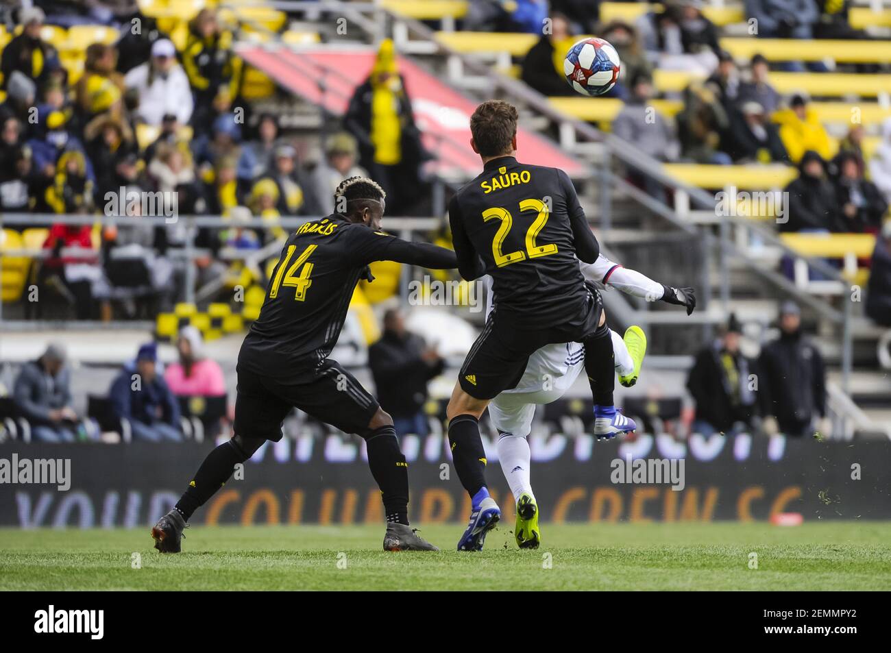 Saturday, March 16, 2019: Columbus Crew SC defender Gaston Sauro (22 ...