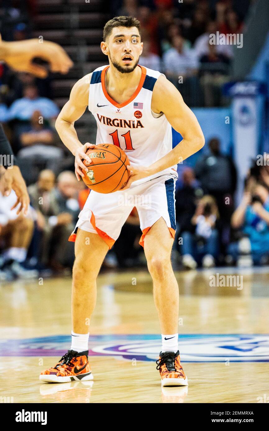 Virginia Cavaliers guard Ty Jerome (11) during the ACC College ...