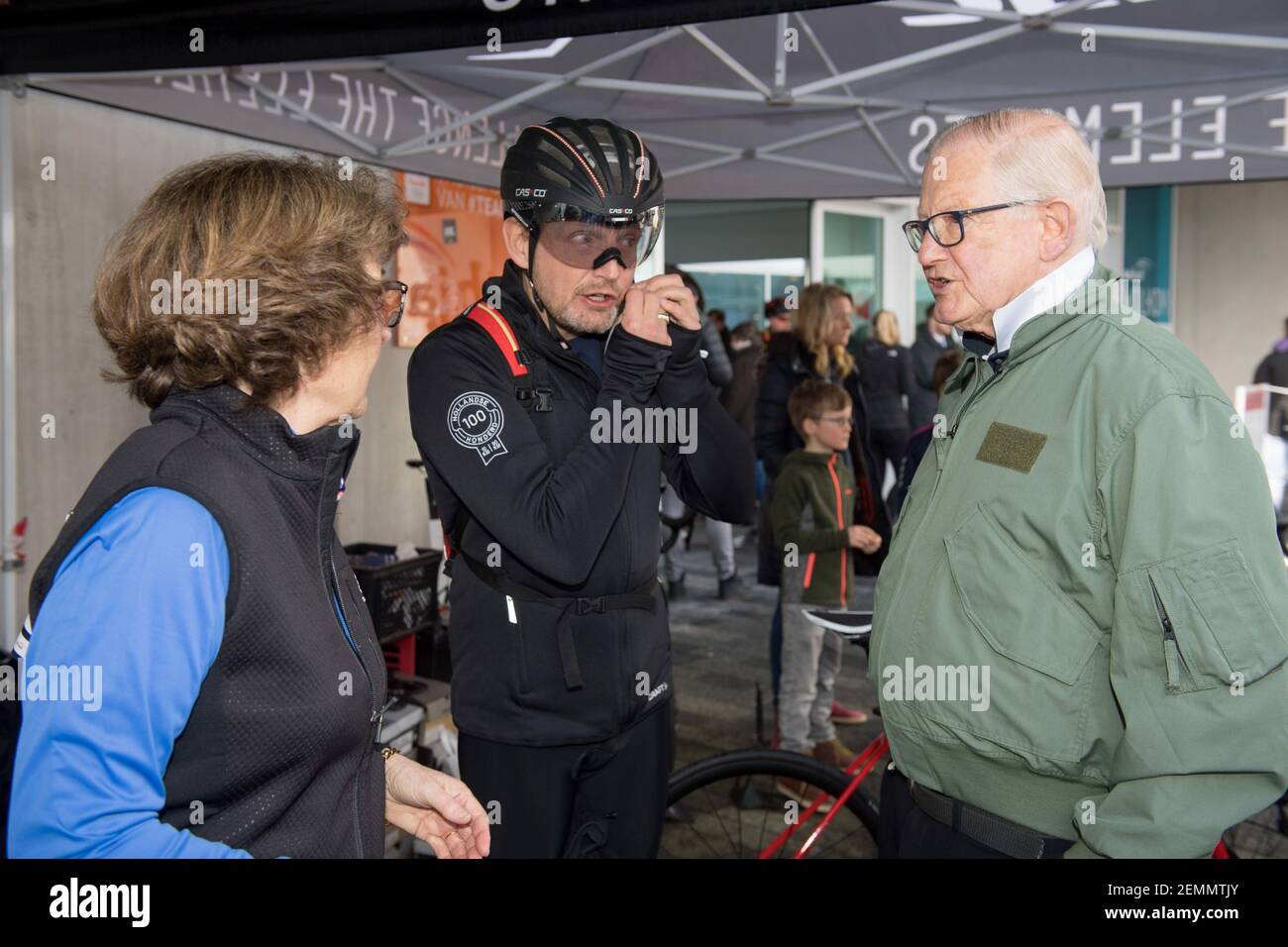 Pieter van Vollenhoven and Princess Margriet with Prince Bernard during ...