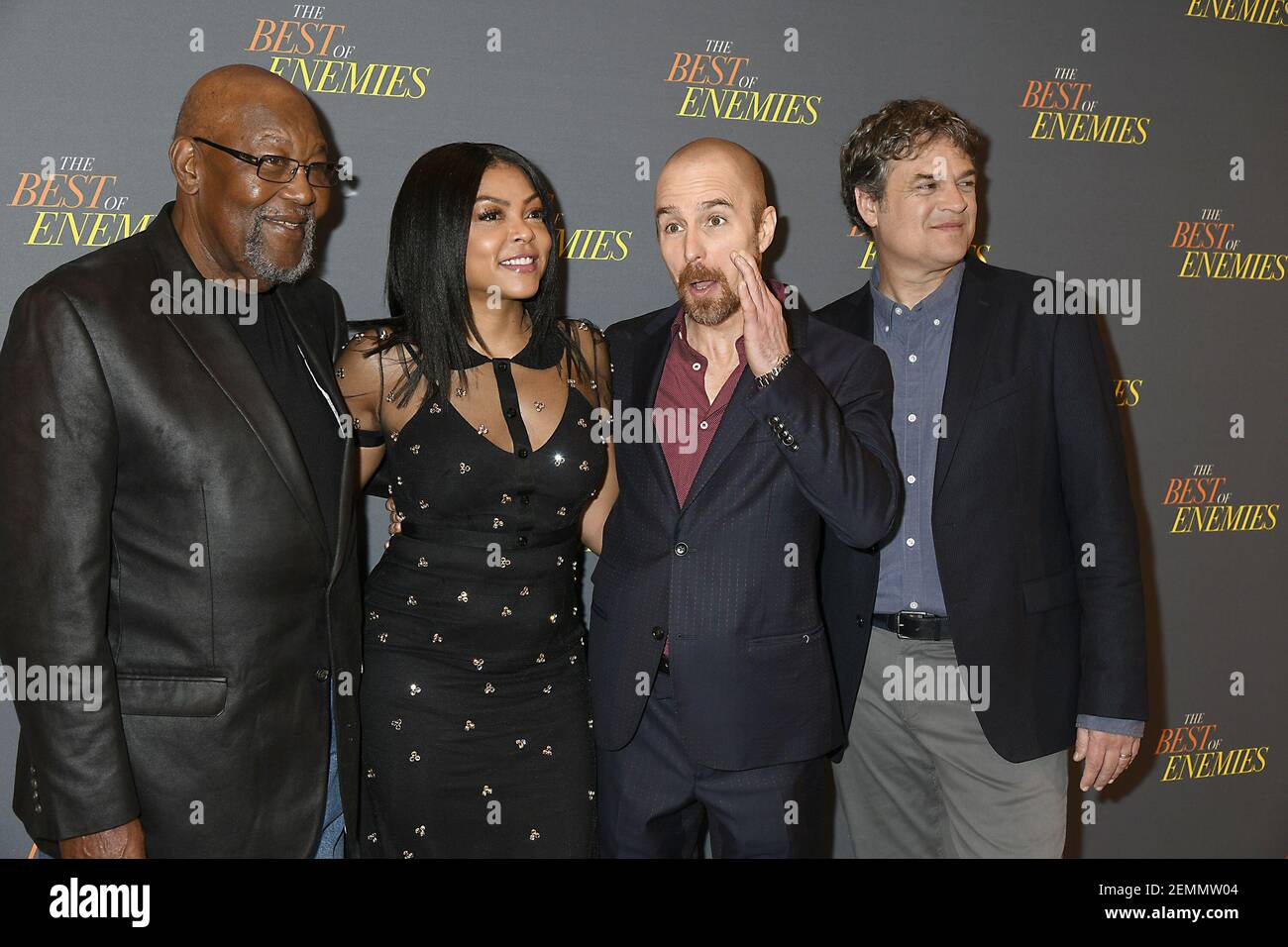 Bill Riddick, Taraji P Henson, Sam Rockwell & Robin Bissell attend the ...