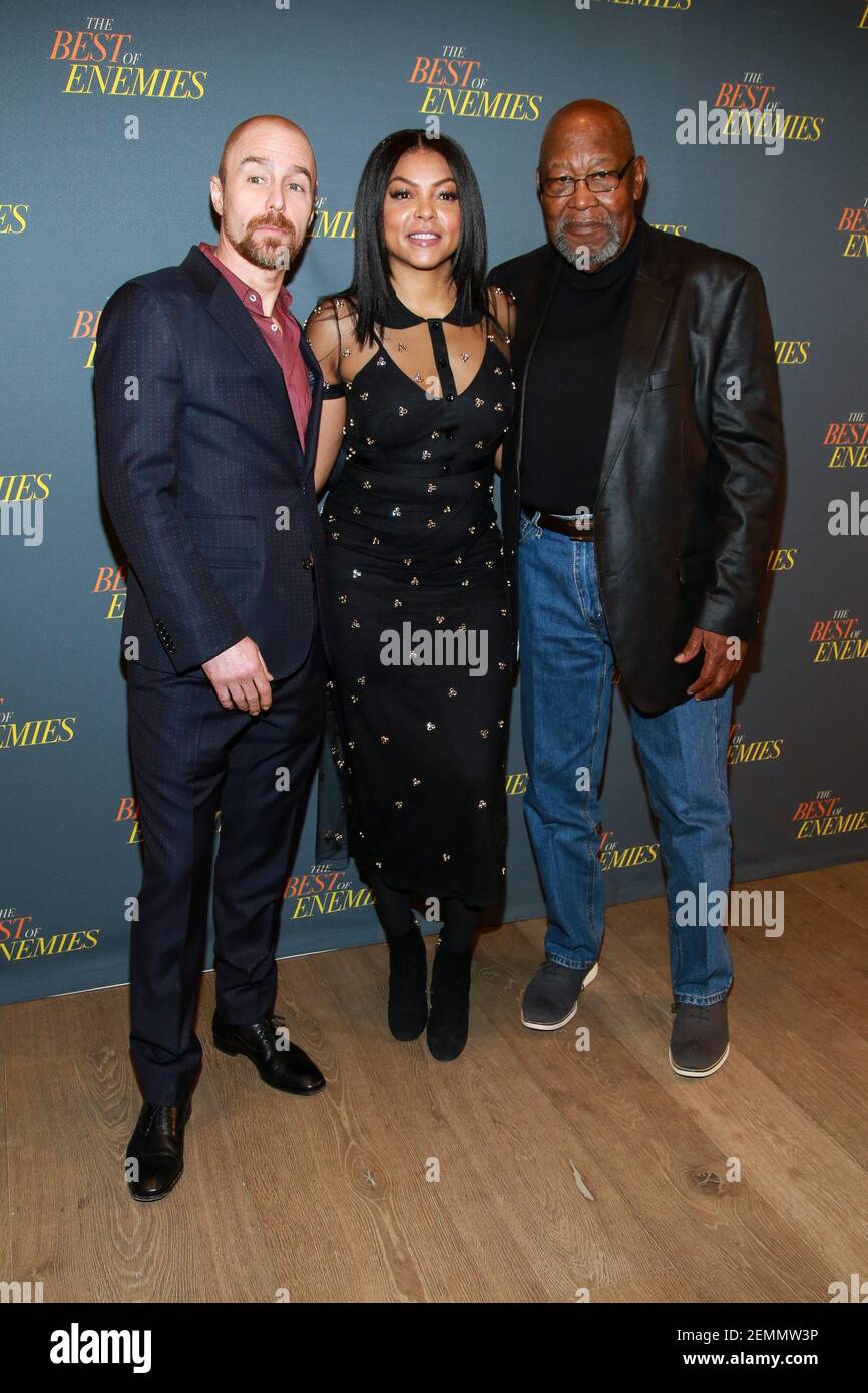 Bill Riddick, Taraji P. Henson, Sam Rockwell, Robin Bissell attend The ...