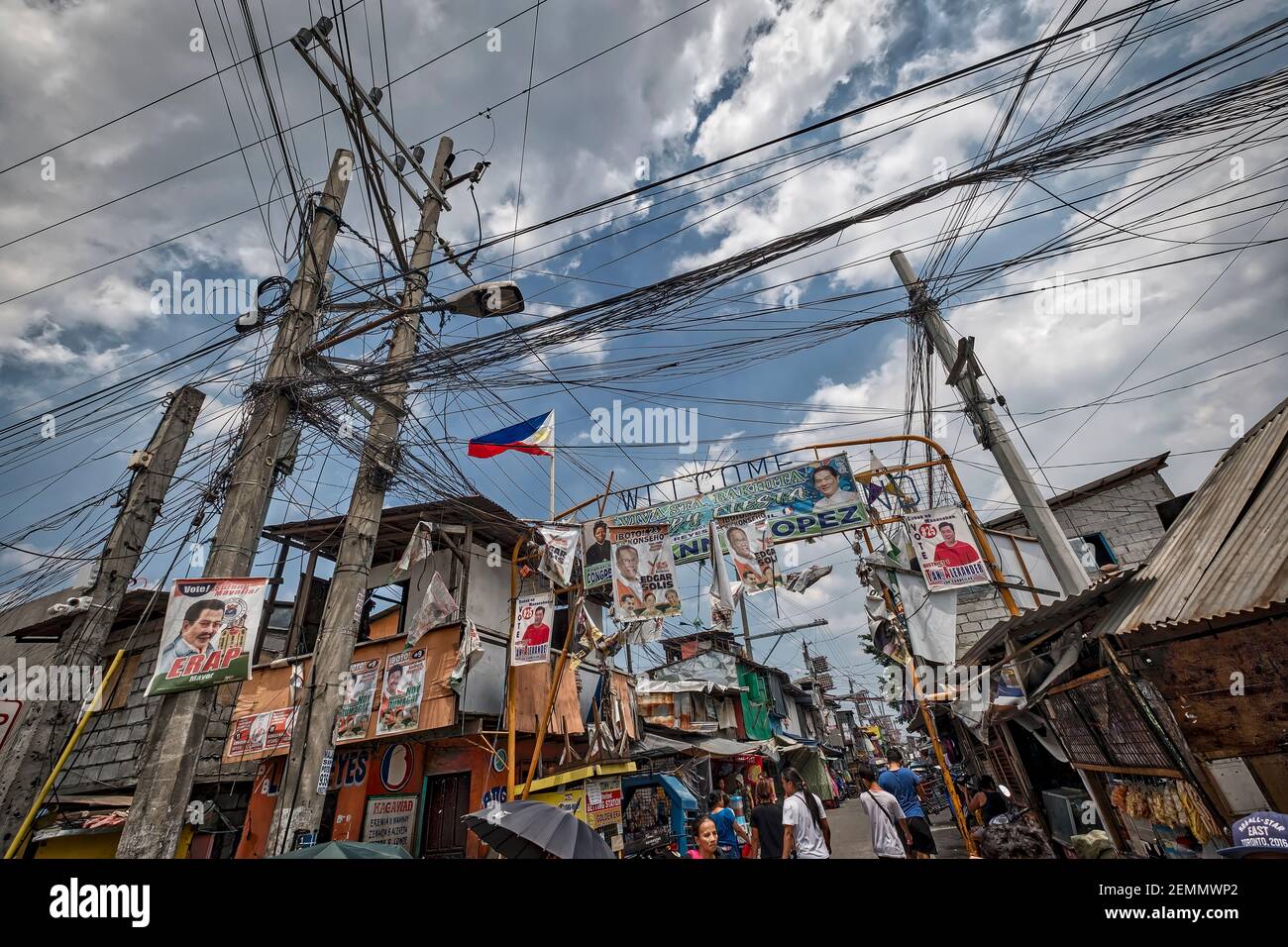 Tondo, slum, Manila, Philippines, bidonville Stock Photo - Alamy