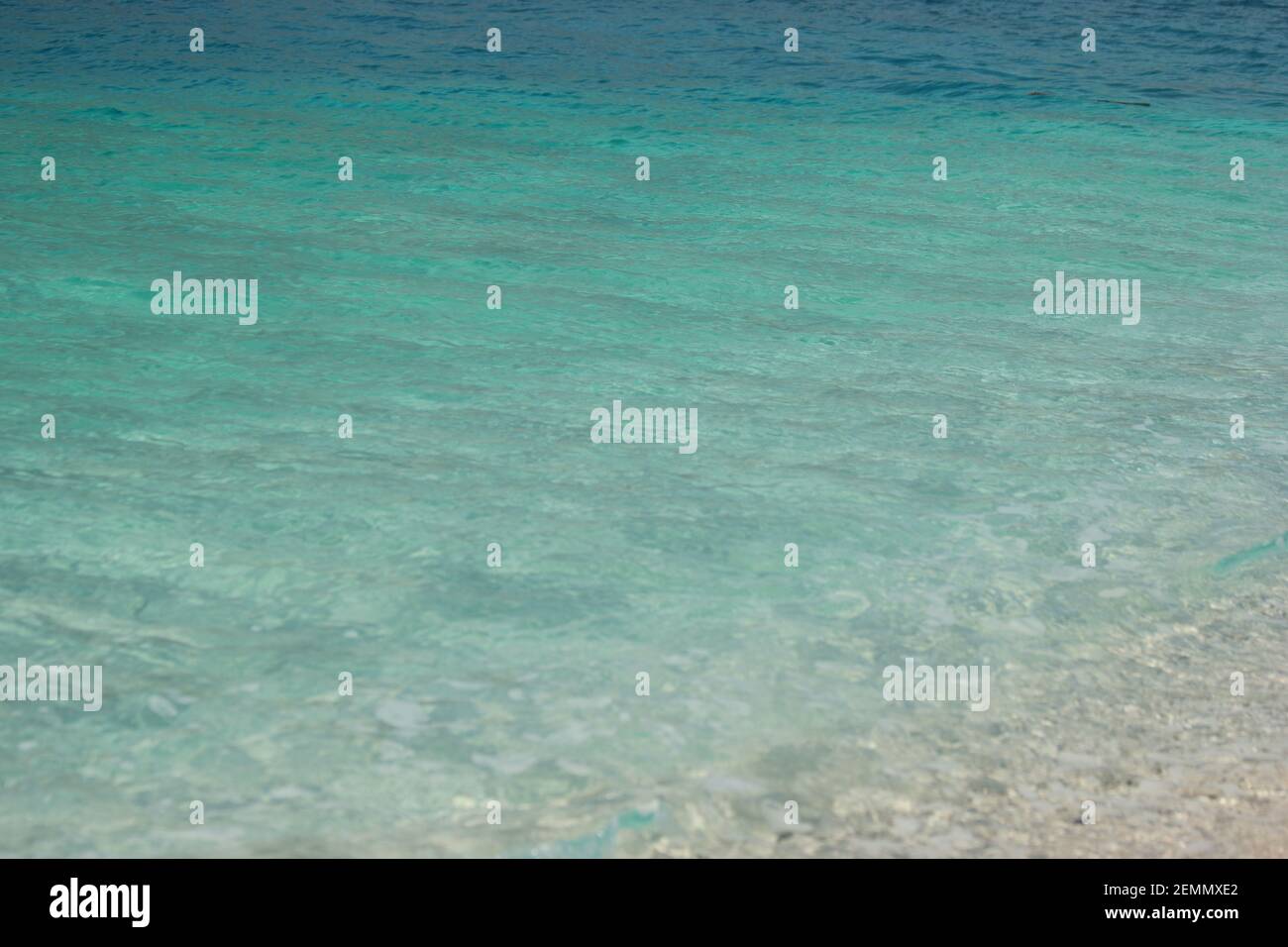 Clear transparent sea water on the beach Stock Photo - Alamy