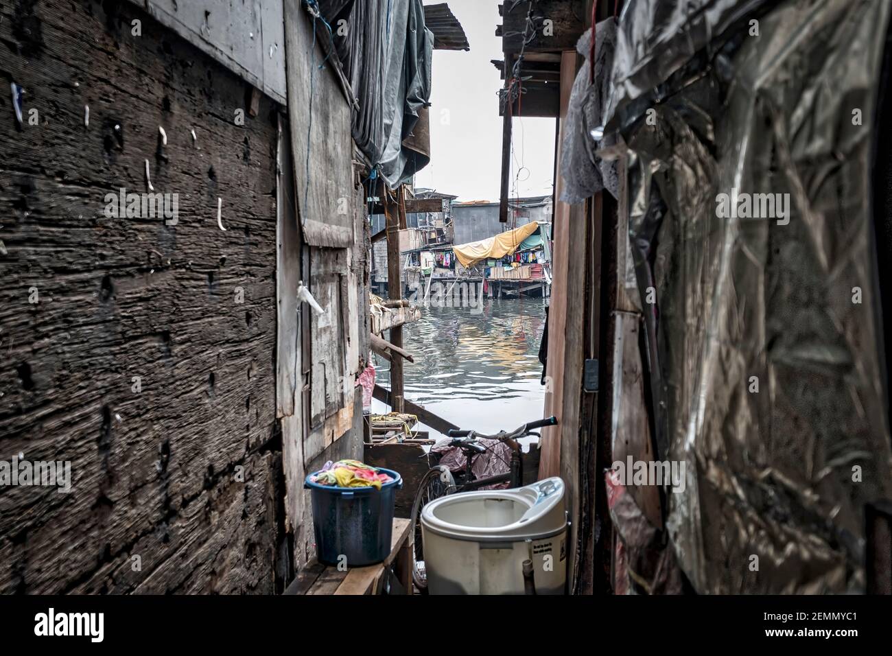 Tondo, slum, Manila, Philippines, bidonville Stock Photo - Alamy