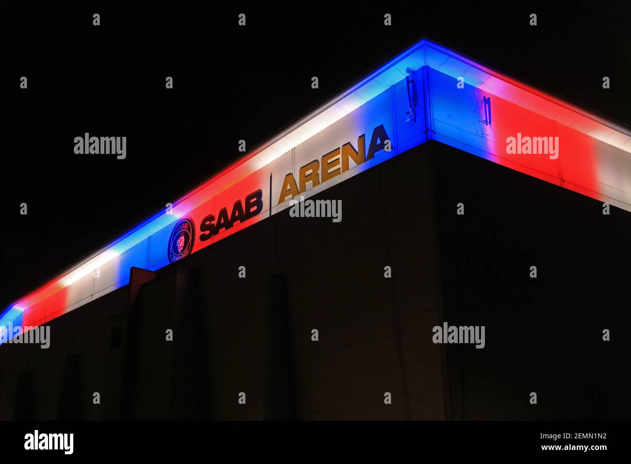 Saab arena logotype hi-res stock photography and images - Alamy