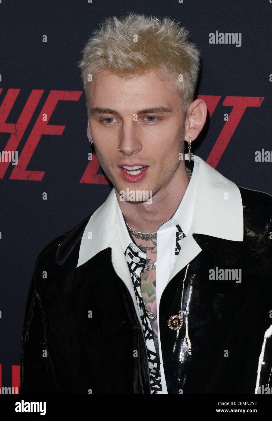 Machine Gun Kelly at Los Angeles Premiere Of Netflix's 'The Dirt' held ...