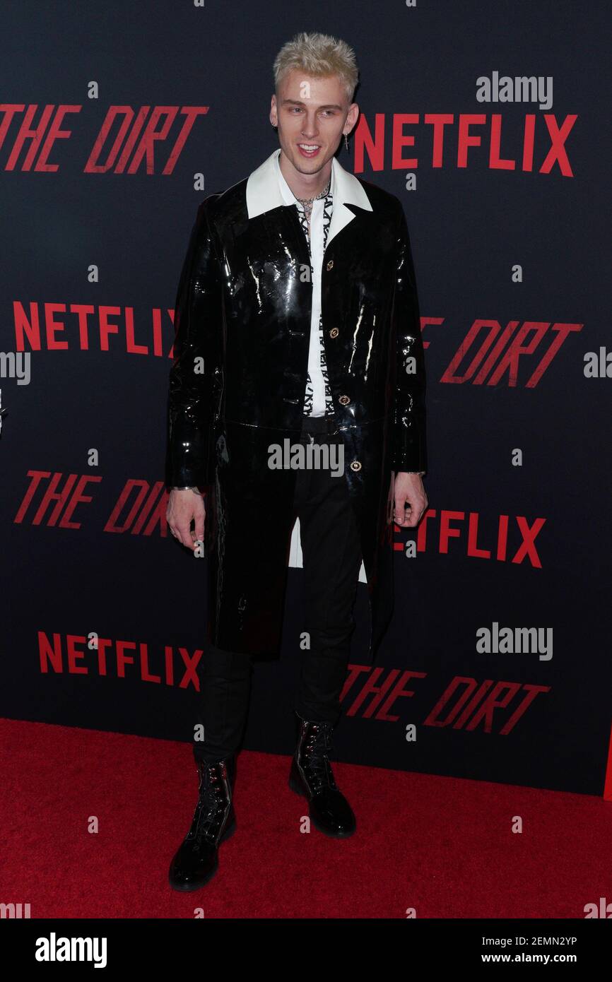 Machine Gun Kelly at Los Angeles Premiere Of Netflix's 'The Dirt' held ...