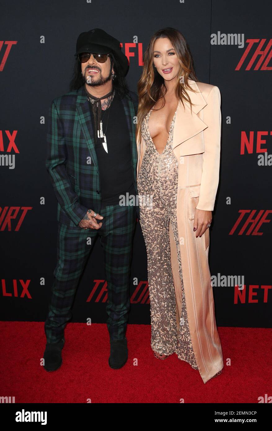 Nikki Sixx, Courtney Bingham. The Premiere Of Netflix's "The Dirt" held ...