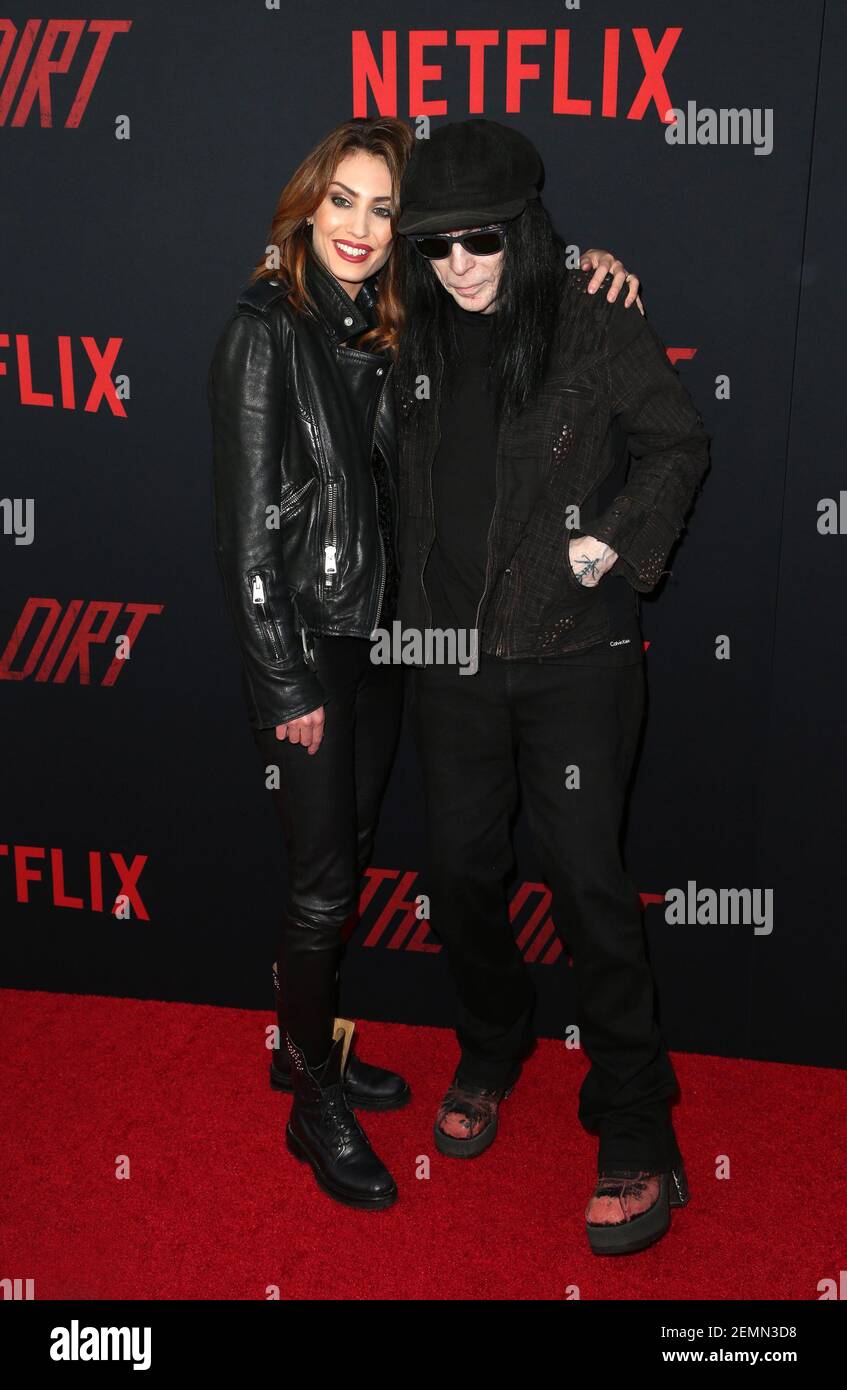 Mick Mars, Seraina Schonenberger. The Premiere Of Netflix's "The Dirt ...