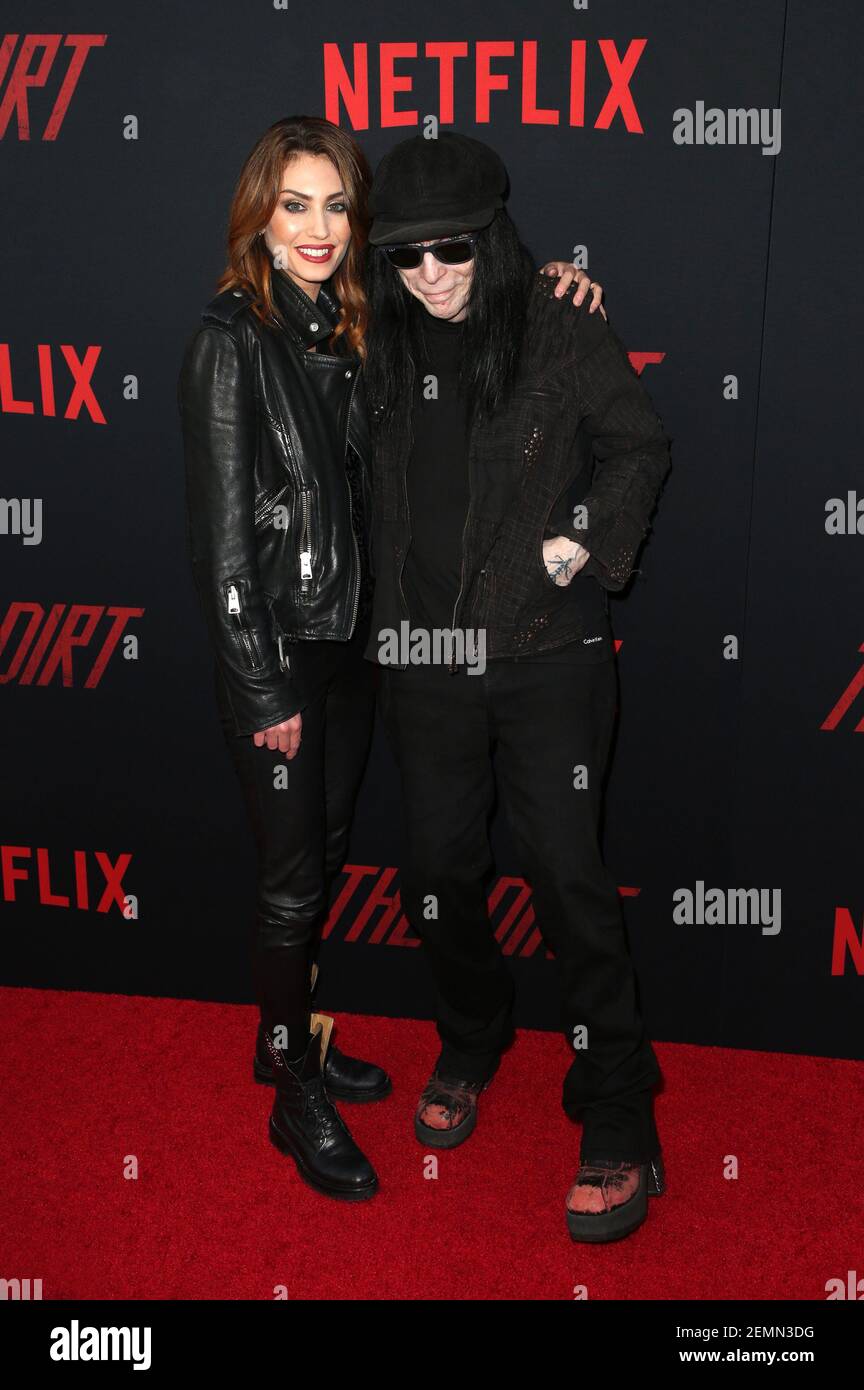 Mick Mars, Seraina Schonenberger. The Premiere Of Netflix's "The Dirt ...