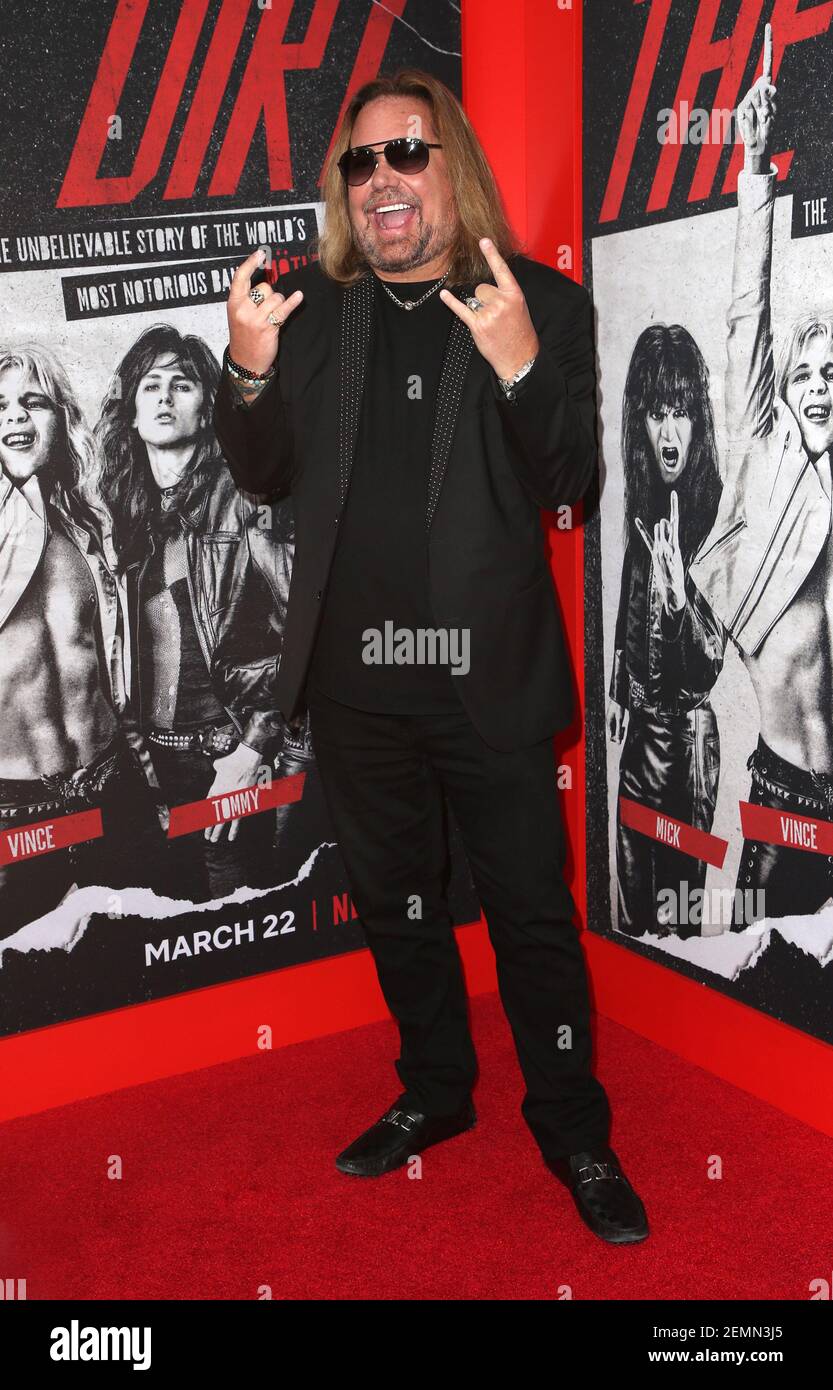 Vince Neil. The Premiere Of Netflix's "The Dirt" held at The Wolf ...