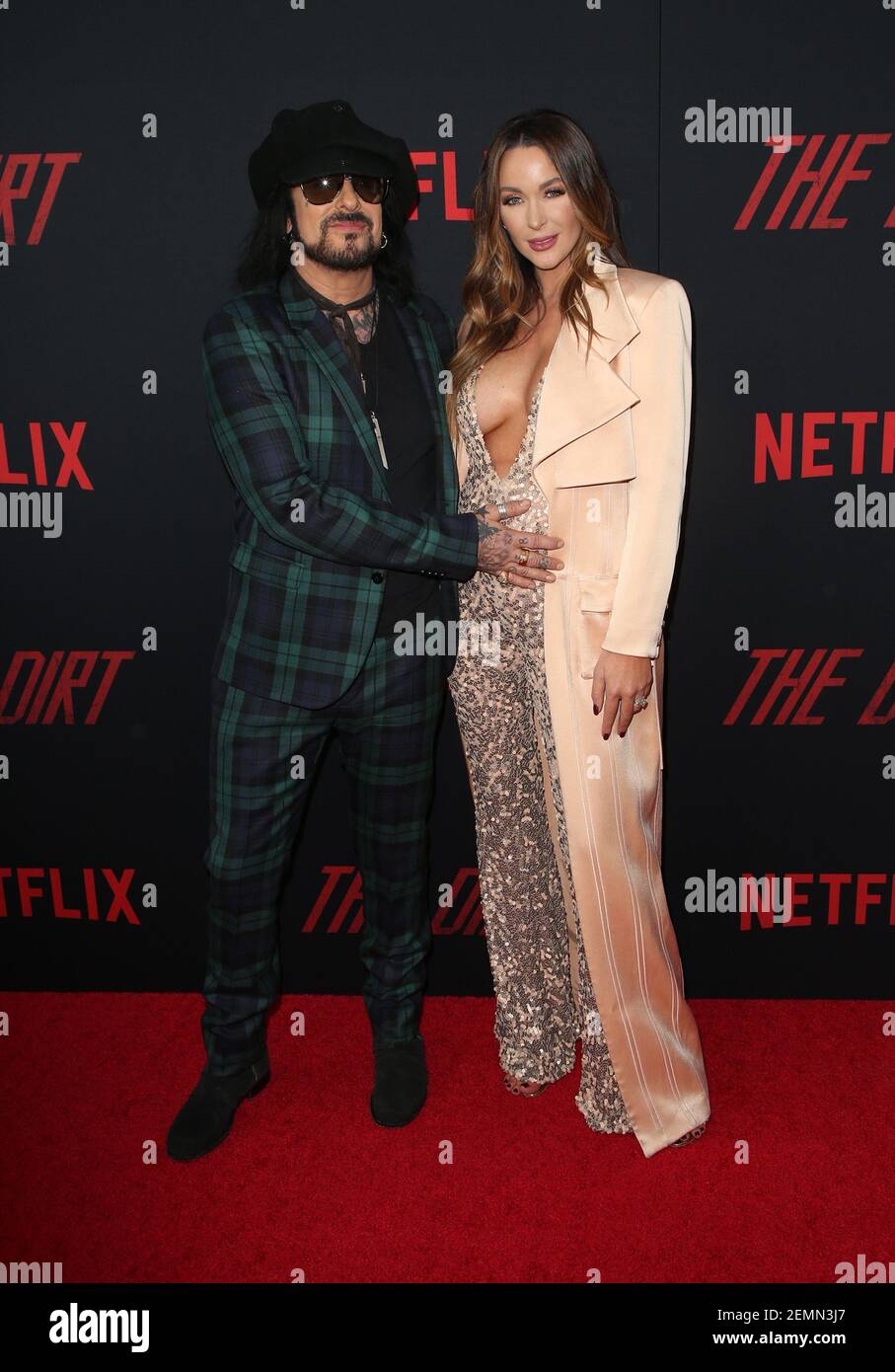 Nikki Sixx, Courtney Bingham. The Premiere Of Netflix's "The Dirt" held ...