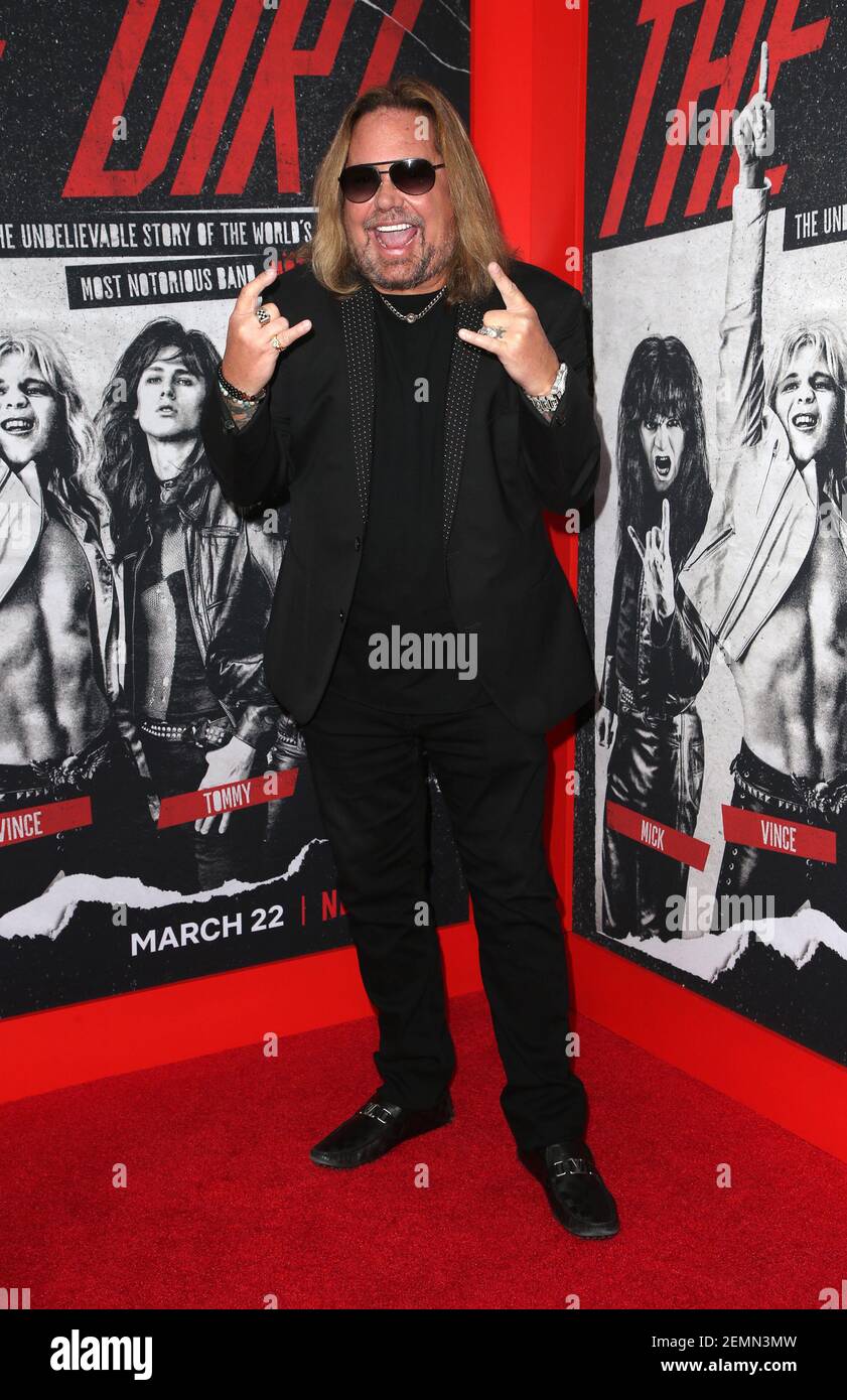 Vince Neil. The Premiere Of Netflix's "The Dirt" held at The Wolf ...
