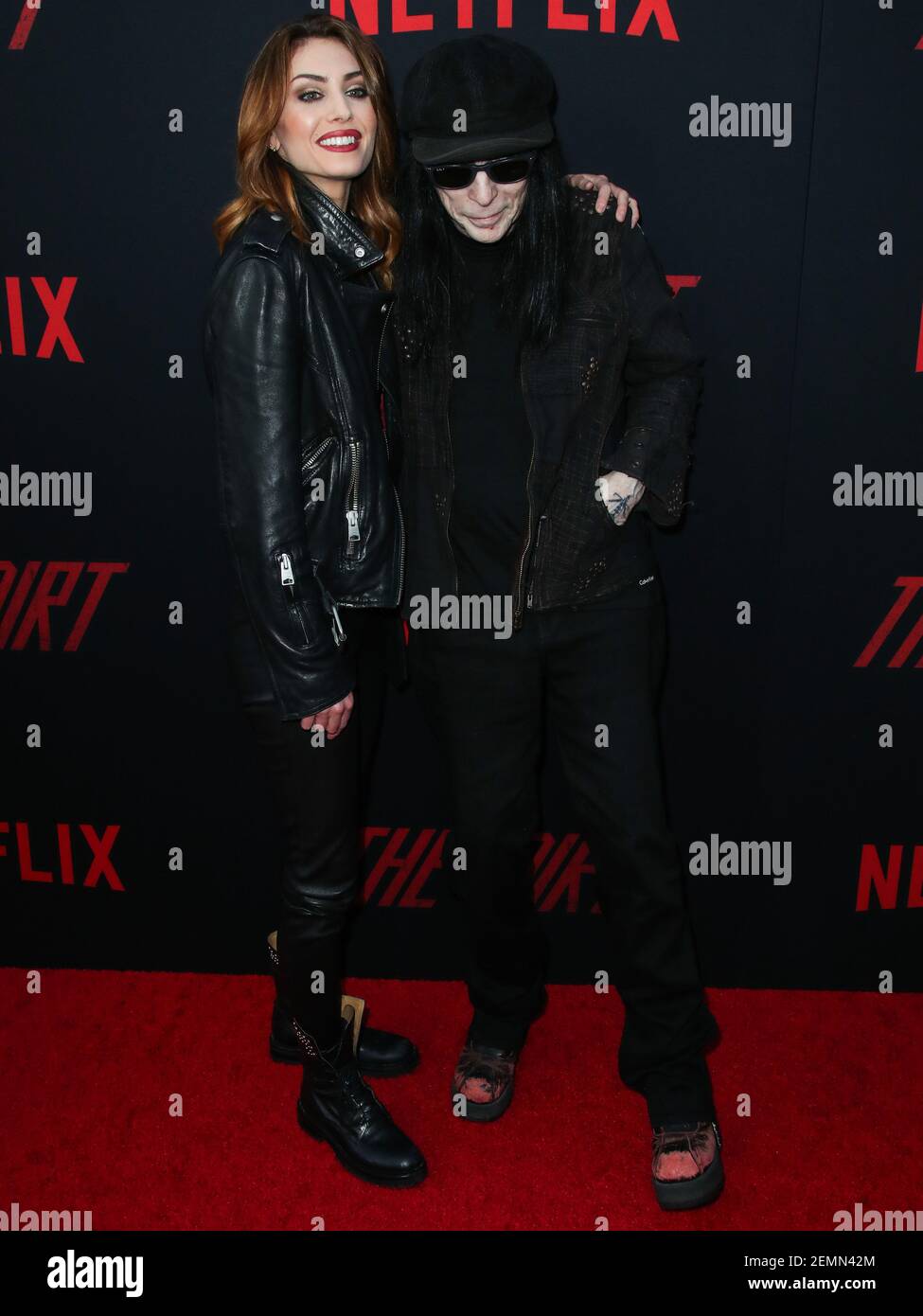 Seraina Schoenenberger Mars and boyfriend/musician Mick Mars arrive at ...