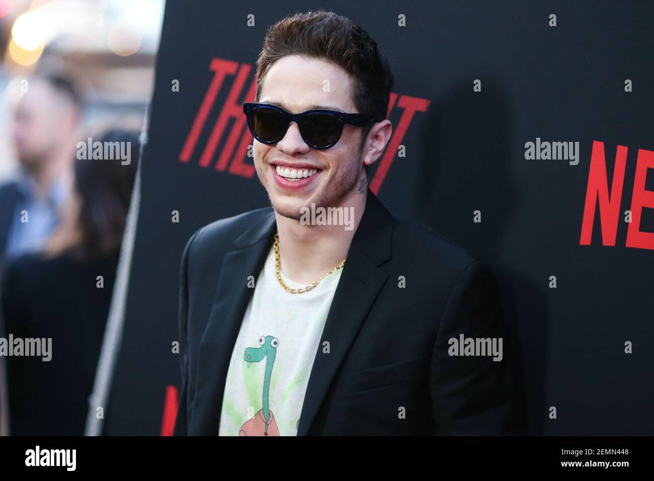 Comedian Pete Davidson arrives at the Los Angeles Premiere Of Netflix's ...
