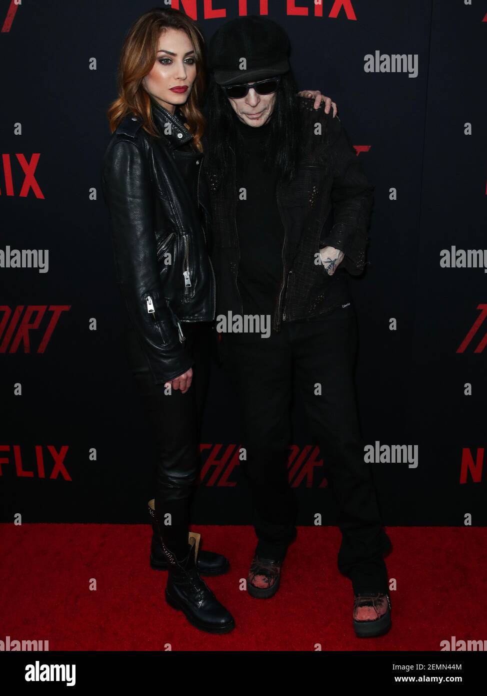 Seraina Schoenenberger Mars and boyfriend/musician Mick Mars arrive at ...