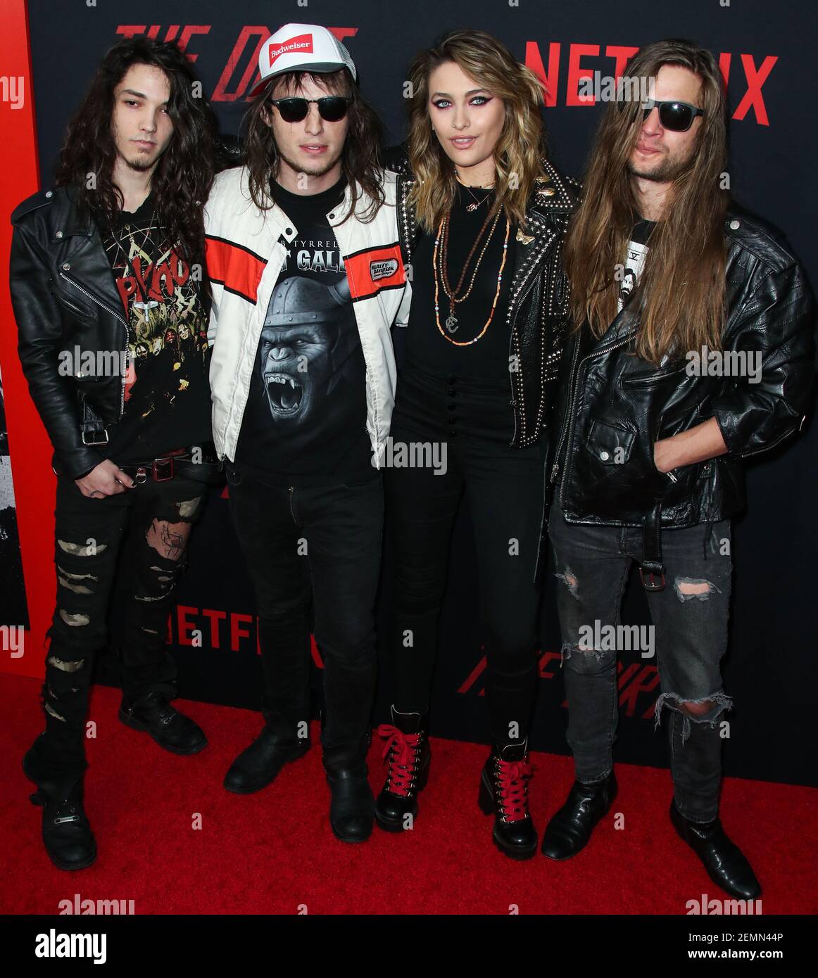 Dallas, Derek Berg, Paris Jackson and Gabriel Glenn arrive at the Los ...