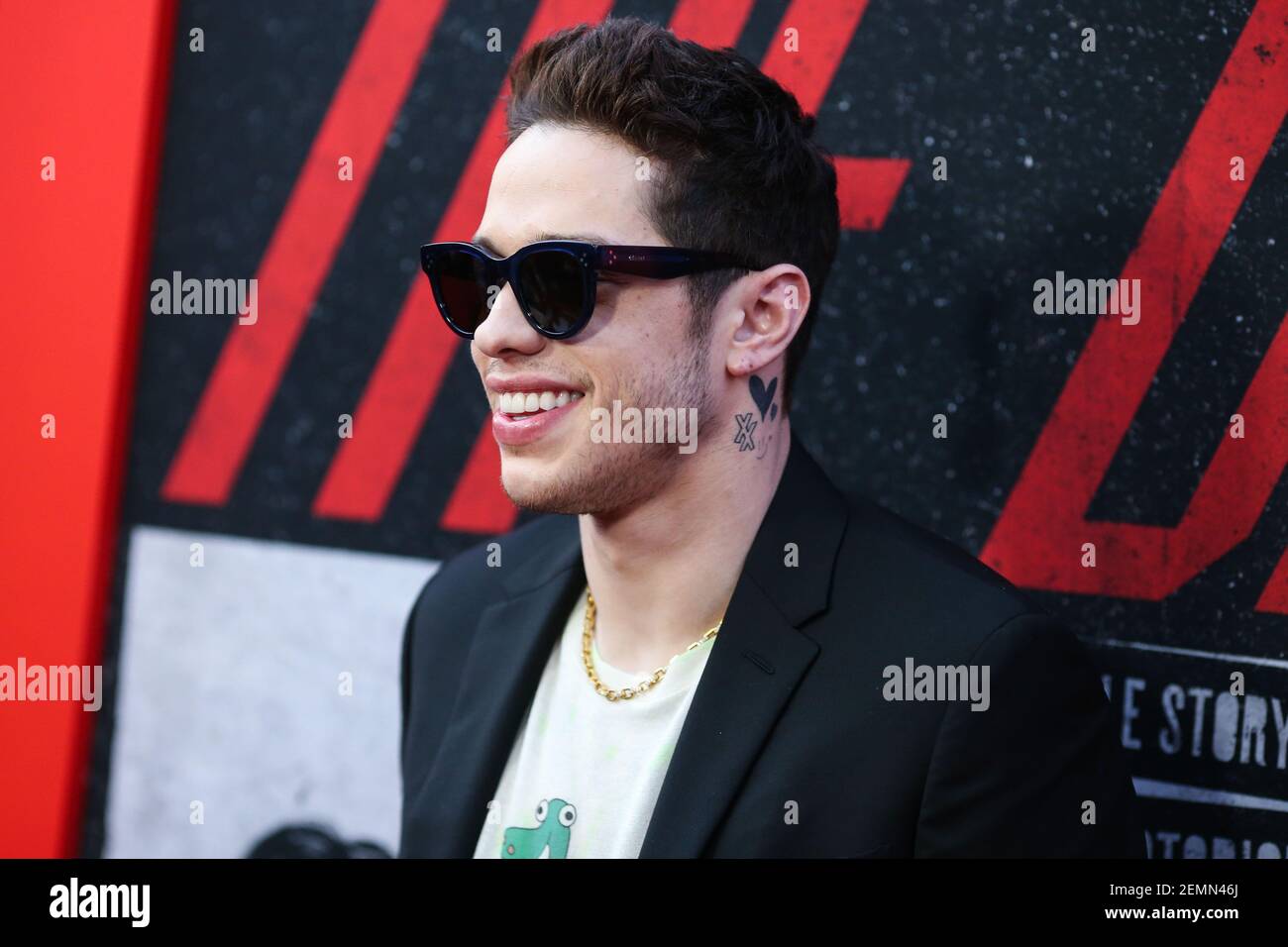 Comedian Pete Davidson arrives at the Los Angeles Premiere Of Netflix's ...