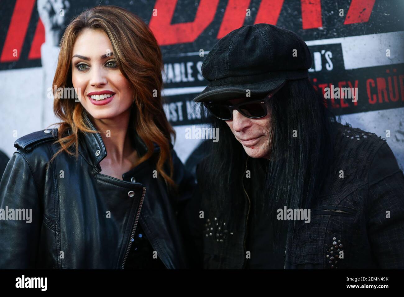 Seraina Schoenenberger Mars and boyfriend/musician Mick Mars arrive at ...