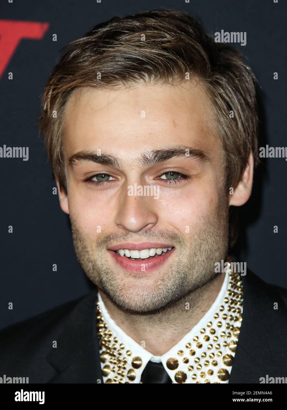 Actor Douglas Booth arrives at the Los Angeles Premiere Of Netflix's ...