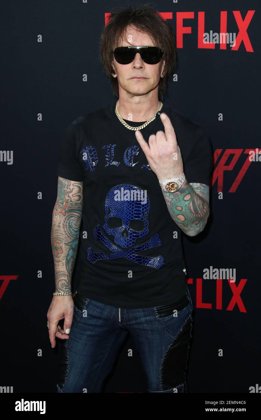Guitarist Billy Morrison arrives at the Los Angeles Premiere Of Netflix ...
