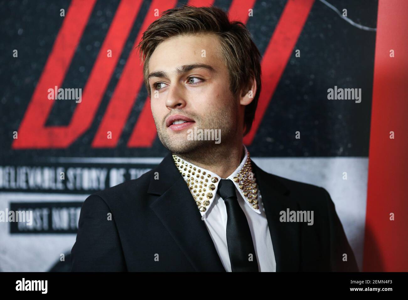 Actor Douglas Booth arrives at the Los Angeles Premiere Of Netflix's ...