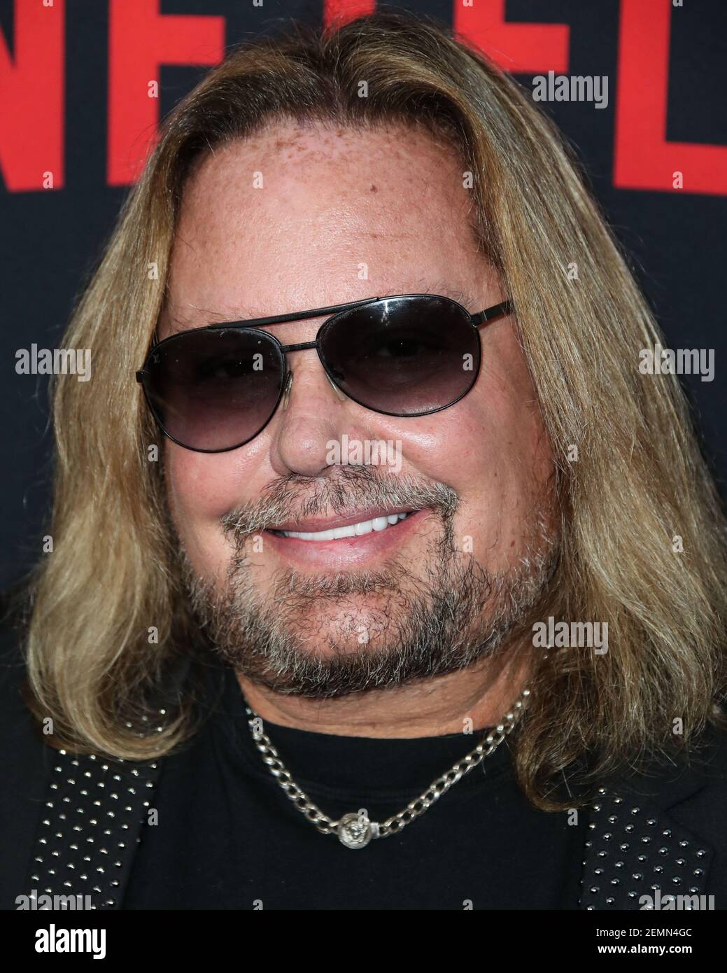 Musician Vince Neil arrives at the Los Angeles Premiere Of Netflix's ...