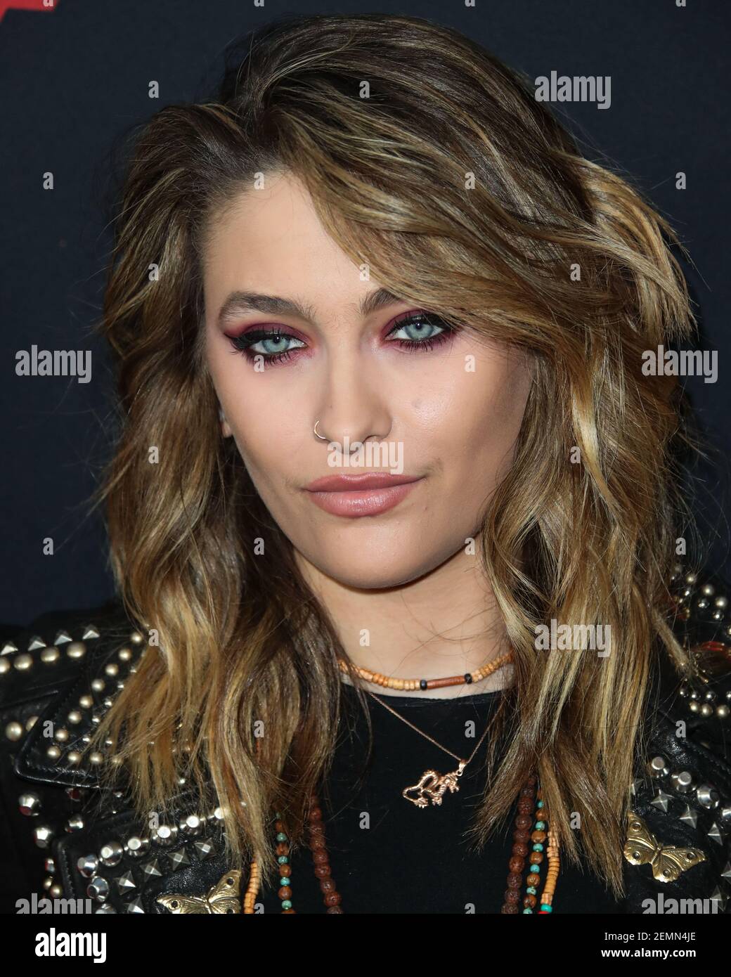 Model Paris Jackson arrives at the Los Angeles Premiere Of Netflix's ...