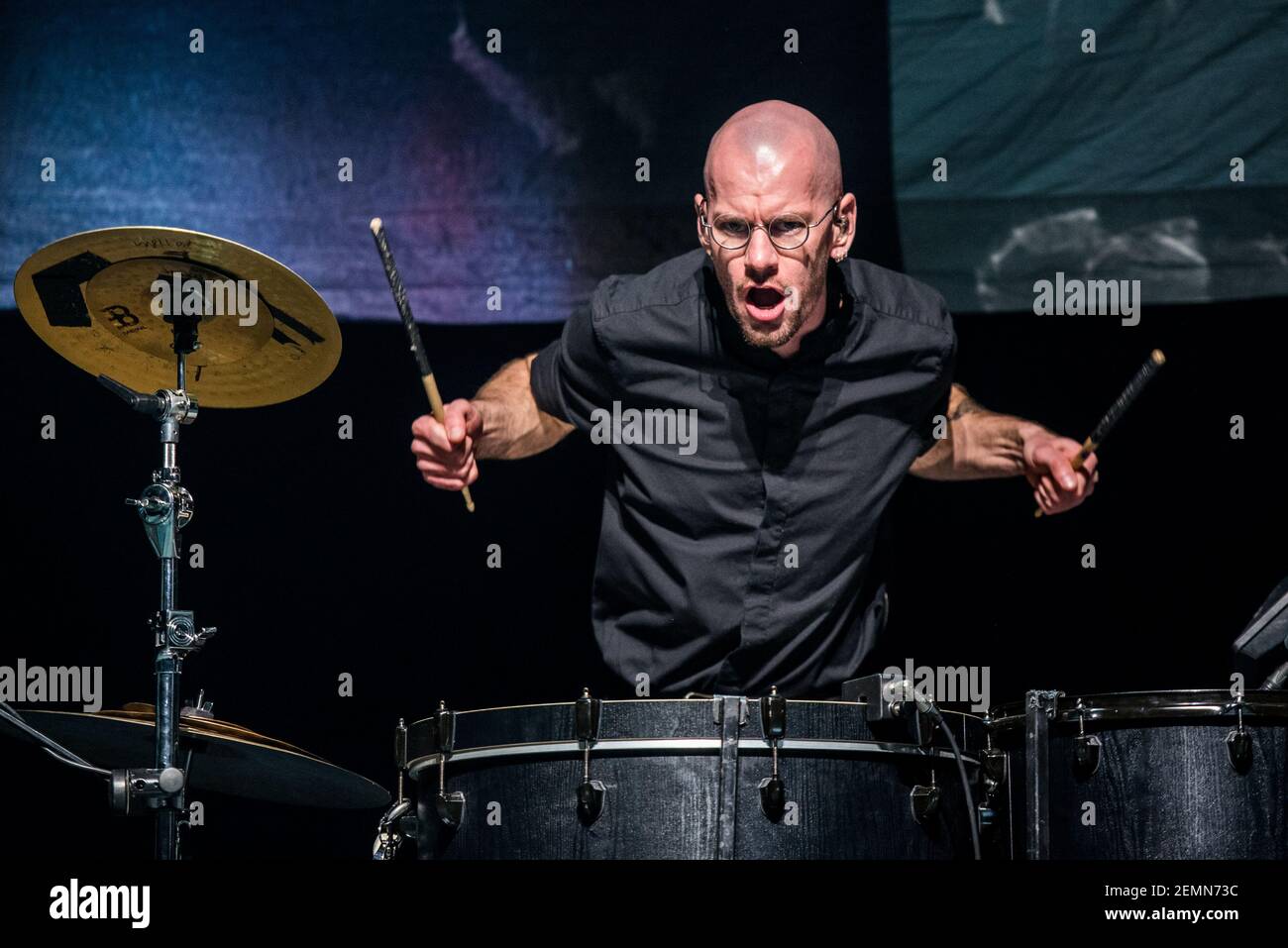 Steven Morrisson, drummer of the Scottish band Young Fathers ...