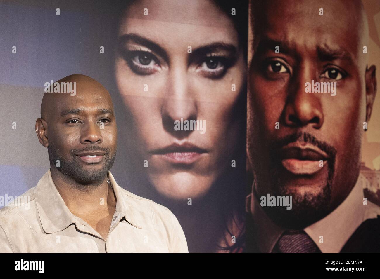 Actor Morris Chestnut attends the 'The Enemy Within' photocall at Santo ...