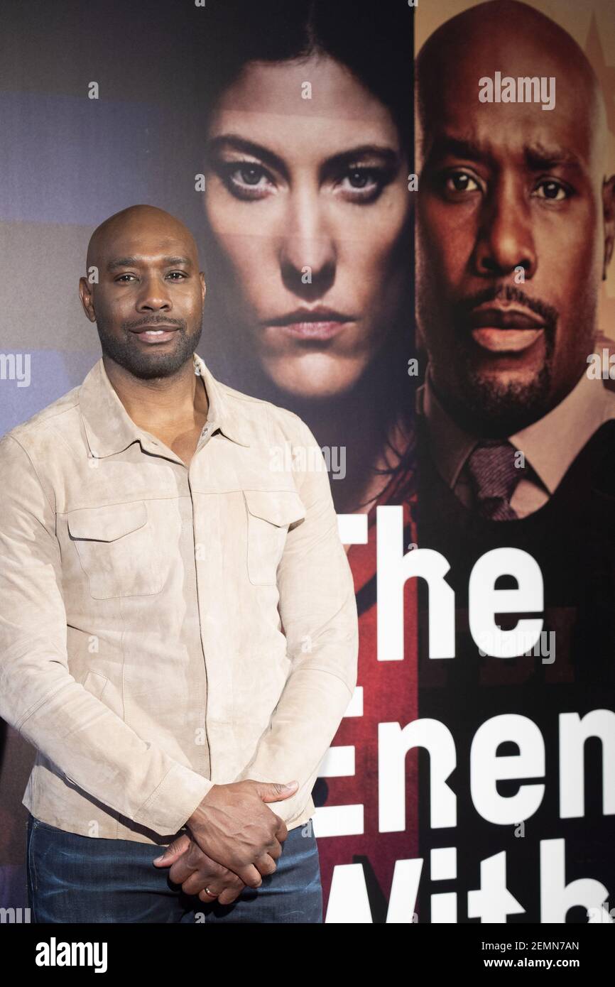 Actor Morris Chestnut attends the 'The Enemy Within' photocall at Santo ...