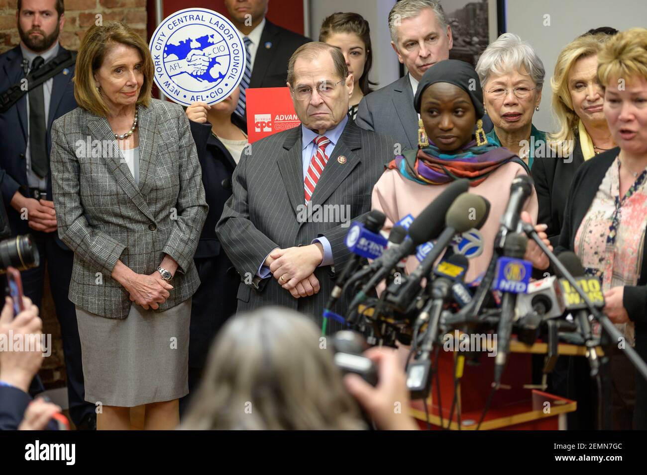 House Speaker Nancy Pelosi and Congressman Jerold Nadler are seen ...