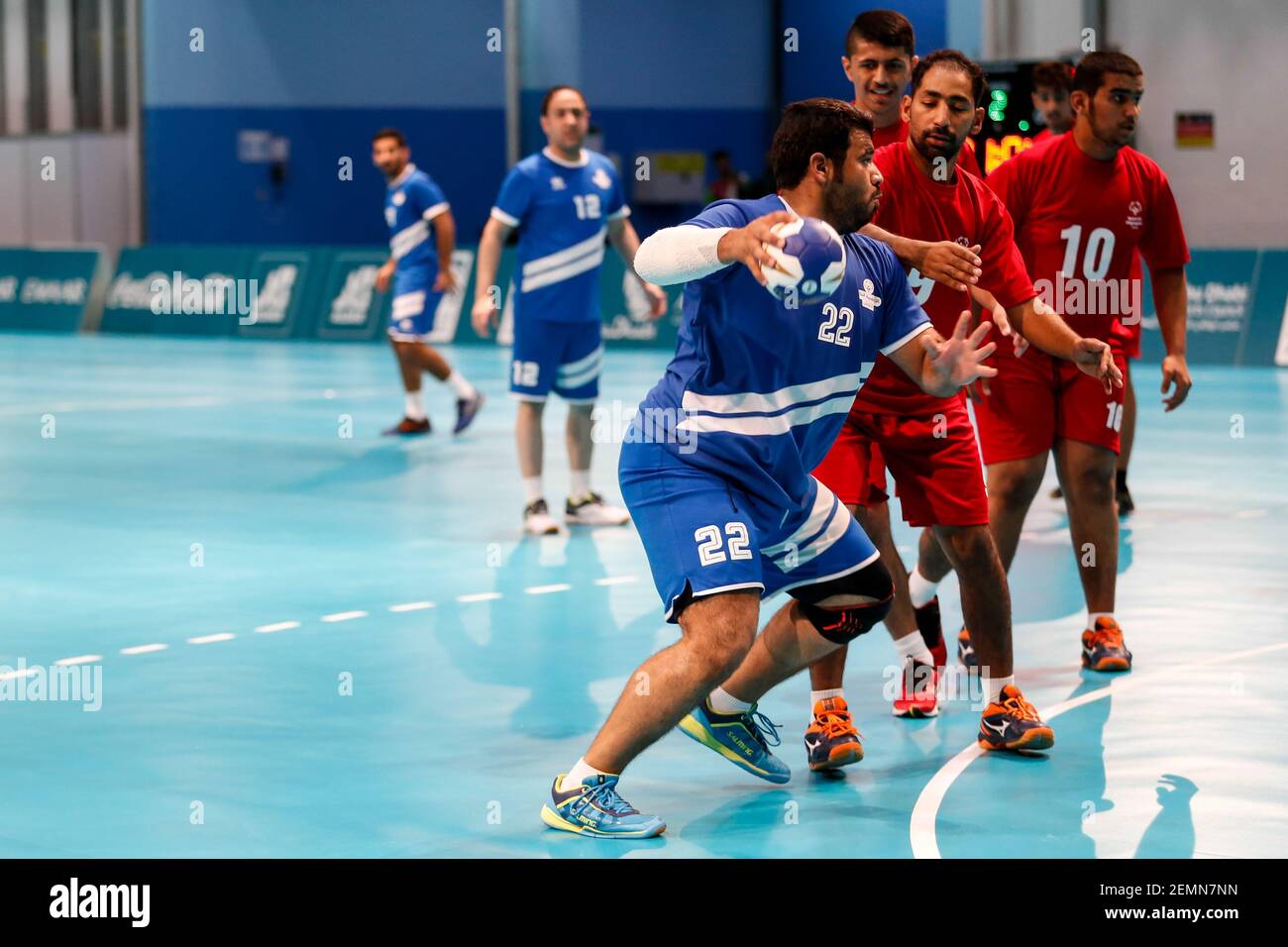 Kuwait handball team fights Oman during Special Olympics World Games in ...