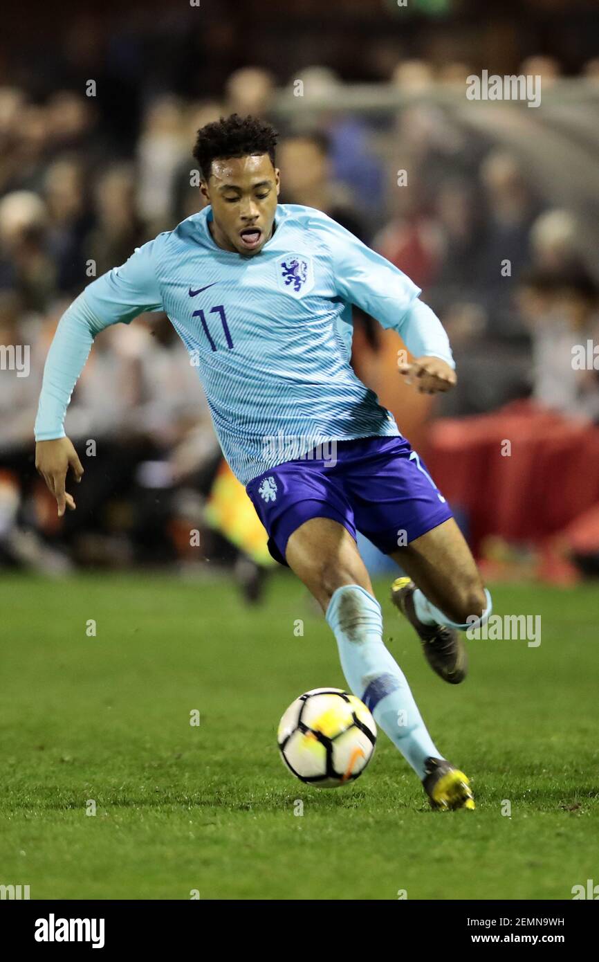Oranje O19 vs Wales O19 , Nederland O19 player Juan Carlos Familia ...