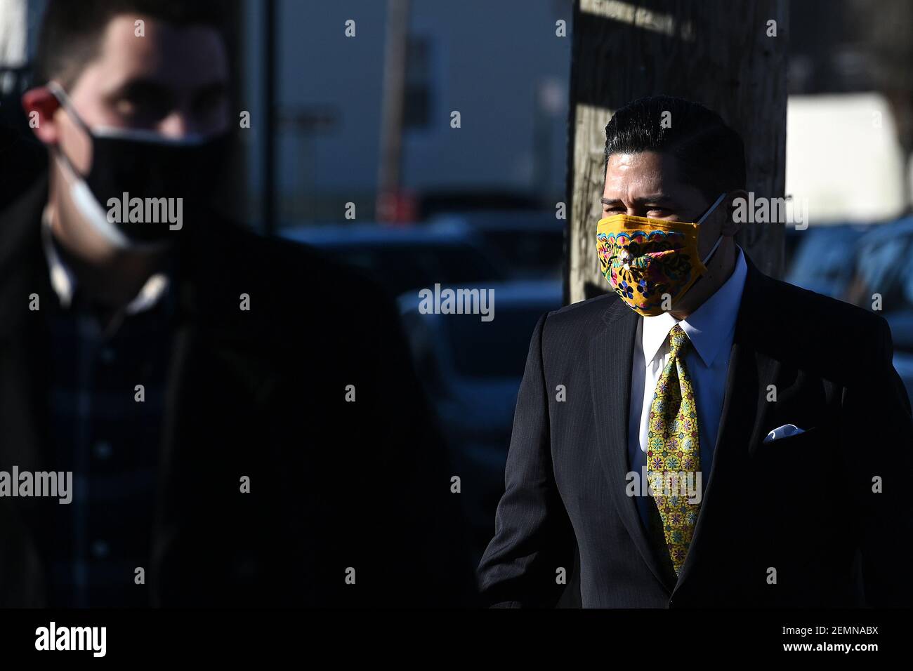 New York, USA. 25th Feb, 2021. New York City School Chancellor Richard ...