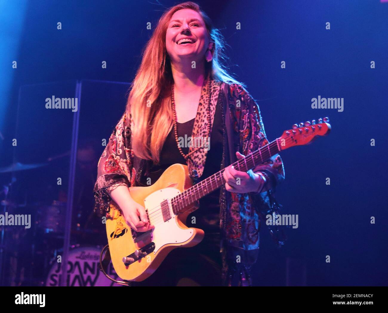 Top British Blues guitarist Joanne Shaw Taylor seen performing during ...