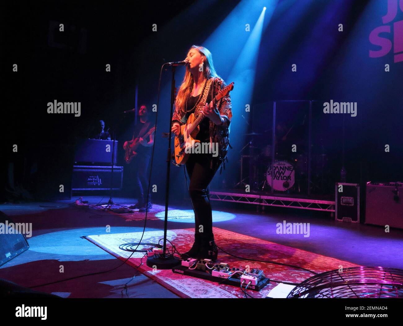 Top British Blues guitarist Joanne Shaw Taylor seen performing during ...