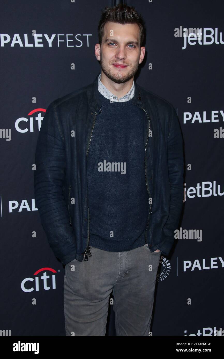 Actor Scott Michael Foster arrives at the 2019 PaleyFest LA - The CW's ...