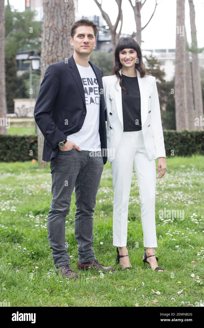 Luca Marinelli and Linda Caridi attends the Photocall of the Italian ...