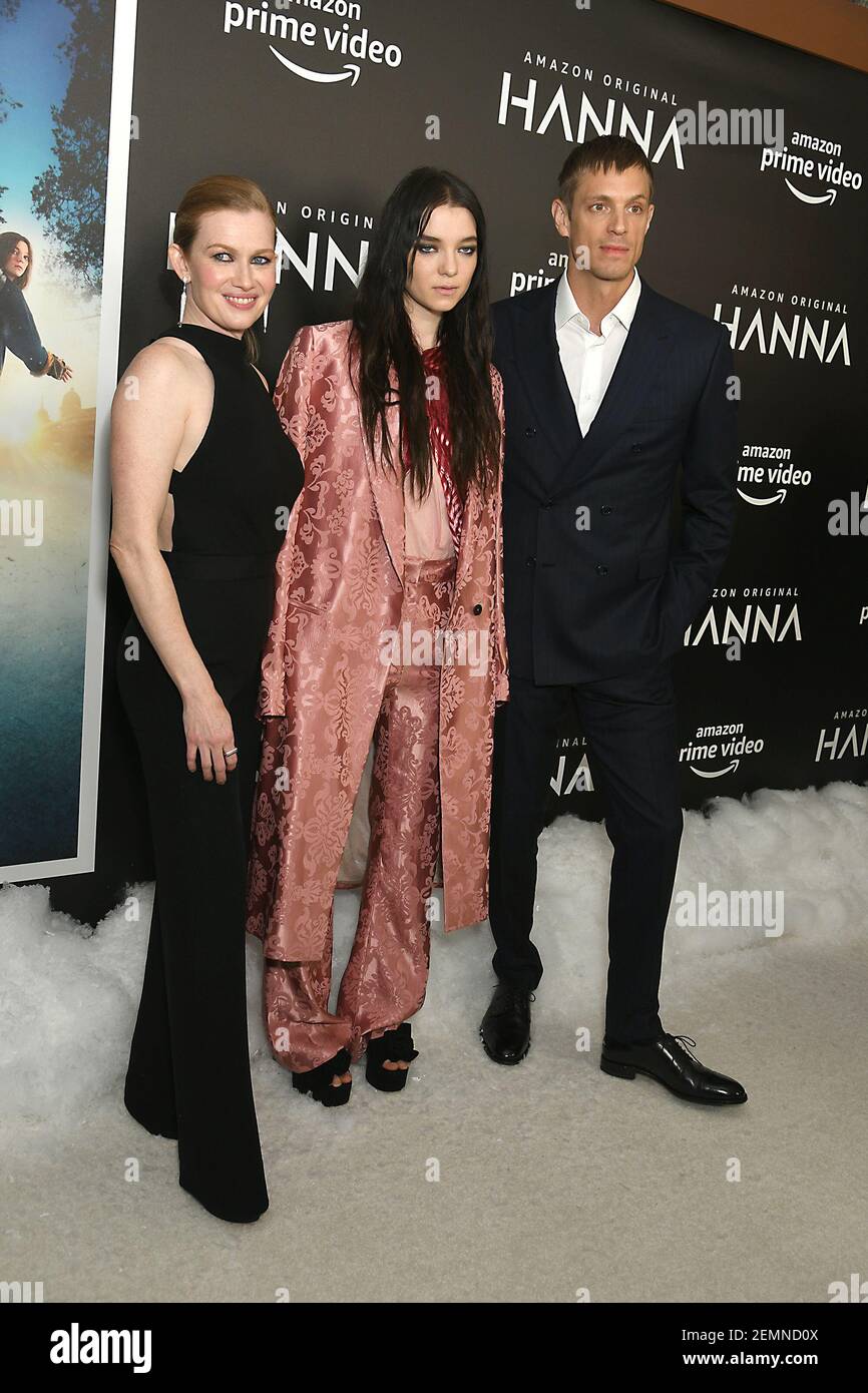 actress Esme Creed-Miles, Mireille Enos and Joel Kinnaman attend the ...