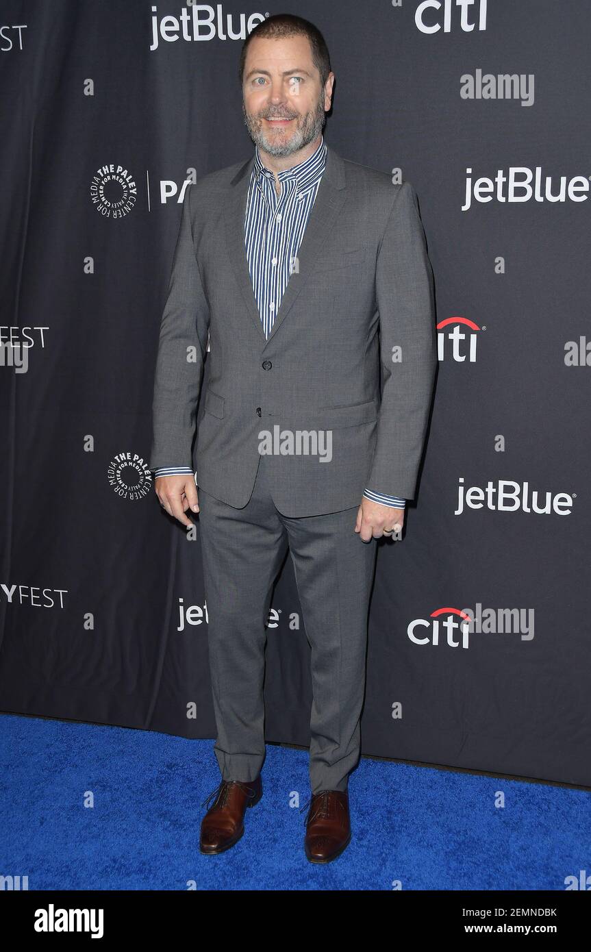 Nick Offerman arrives at The Paley Center For Media's 2019 PaleyFest LA ...
