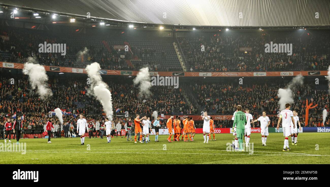 ROTTERDAM, Stadium de Kuip, 21-03-2019 , Euro qualification , fans and ...